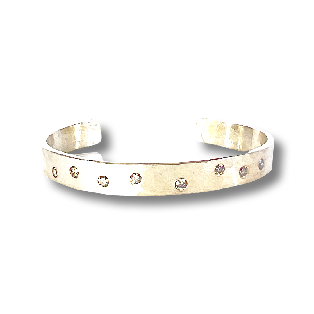 8mm Diamond Cuff | Jessica Hicks Jewelry